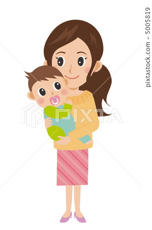 Women raising children - Stock Illustration [5005819] - PIXTA