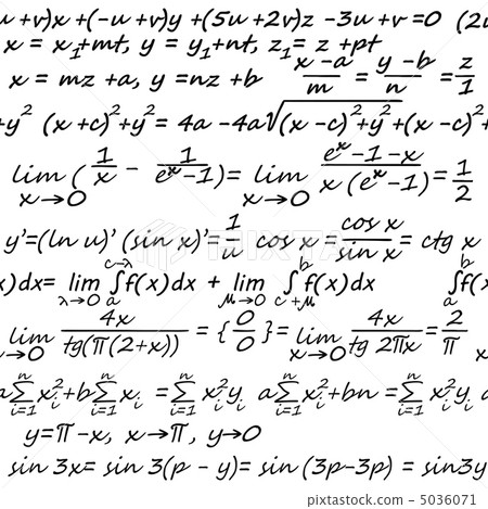 Algebra seamless background - Stock Illustration [5036071] - PIXTA