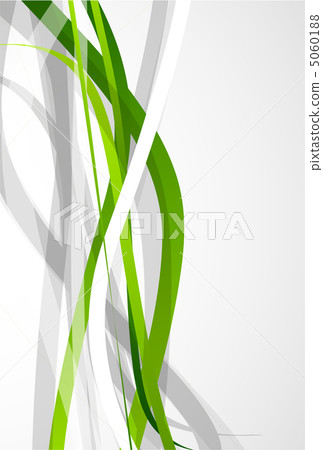 Green vector lines - Stock Illustration [5060188] - PIXTA