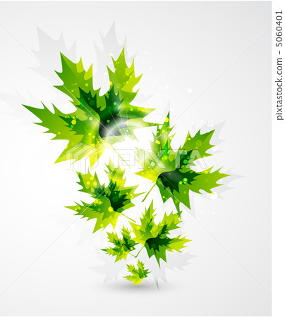 Vector leaf concept. Nature abstract symbol - Stock Illustration ...