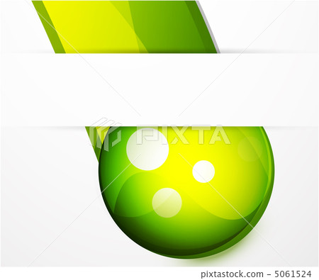 Green glass sphere vector background - Stock Illustration [5061524] - PIXTA