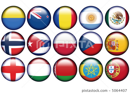 Flag icon material - Stock Illustration [5064407] - PIXTA