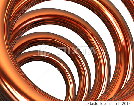 Copper helix - Stock Illustration [5112014] - PIXTA