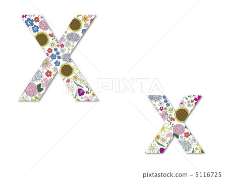 X (alphabet) - Stock Illustration [5116725] - PIXTA
