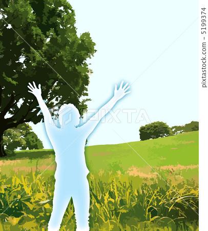 Refresh in nature - Stock Illustration [5199374] - PIXTA