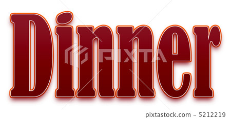 Dinner Red - Stock Illustration [5212219] - PIXTA