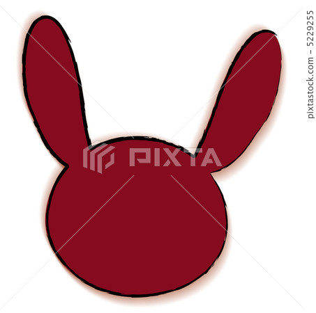 Usagi Frame Red - Stock Illustration [5229255] - PIXTA