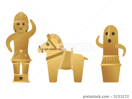 Haniwa illustration - Stock Illustration [5233272] - PIXTA