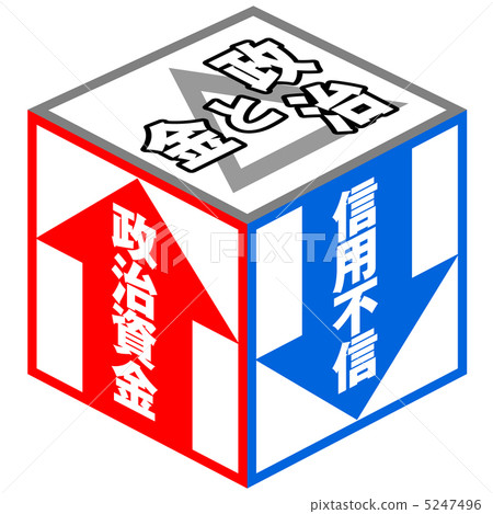 Politics and gold (cube) -3 - Stock Illustration [5247496] - PIXTA