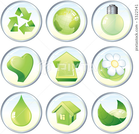 Green Symbols - Stock Illustration [5322541] - PIXTA