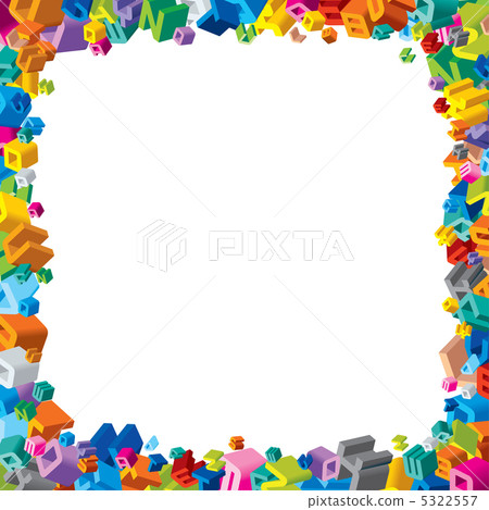 Font Frame Design - Stock Illustration [5322557] - PIXTA