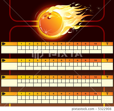 Bowling scoreboard - Stock Illustration [5322908] - PIXTA