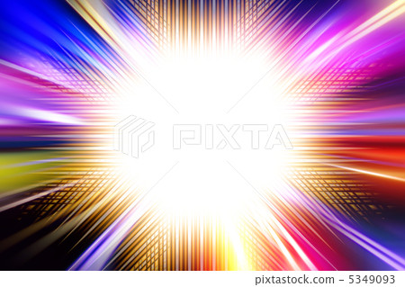 abstract colorful radiant background - Stock Illustration [5349093] - PIXTA