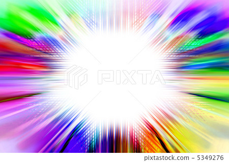 abstract colorful radiant background - Stock Illustration [5349276] - PIXTA