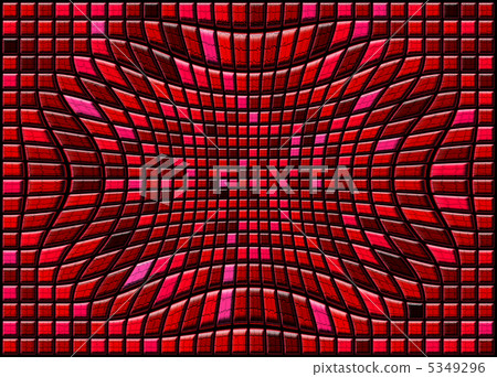 abstract red distortion background of convex...-插圖素材 [5349296] - PIXTA圖庫