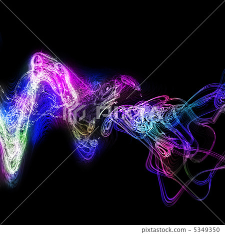 abstract distortion waves - Stock Illustration [5349350] - PIXTA