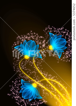 Magic transparent flowers - Stock Illustration [5374652] - PIXTA