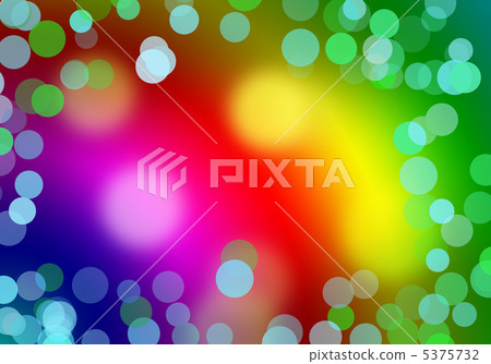 Light background with colorful round - Stock Illustration [5375732] - PIXTA