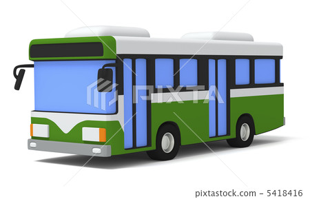 路線巴士-插圖素材 [5418416] - PIXTA圖庫