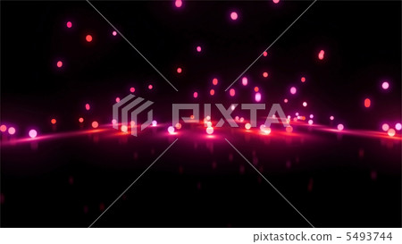 red bouncing light balls background - Stock Illustration [5493744] - PIXTA