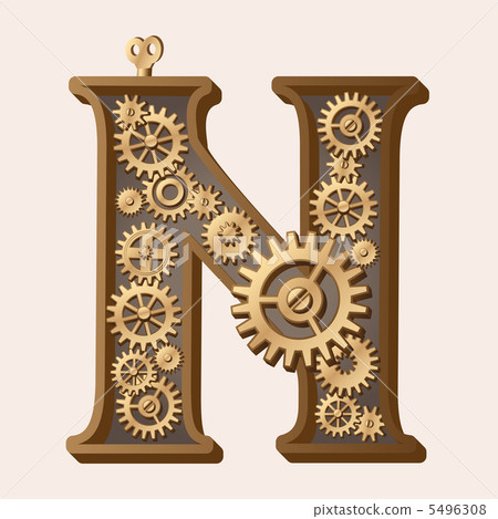 Mechanical alphabet - Stock Illustration [5496308] - PIXTA