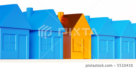 Right realty decision: special golden house - Stock Illustration ...