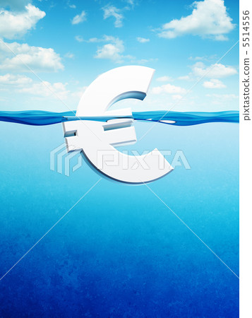 euro go down - Stock Illustration [5514556] - PIXTA