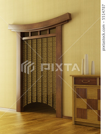 Chinese style lounge room - Stock Illustration [5514787] - PIXTA