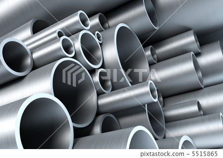 stack of steel tubing - Stock Illustration [5515865] - PIXTA