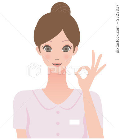 Female / OK sign / esthetics - Stock Illustration [5525817] - PIXTA