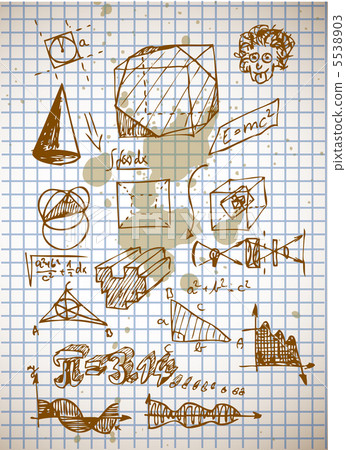 math symbols from high school - Stock Illustration [5538903] - PIXTA