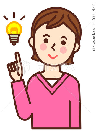 An inspiring woman - Stock Illustration [5551482] - PIXTA