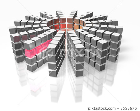 3DCG illustration showing multithreading - Stock Illustration [5555676 ...