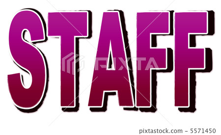 STAFF pink - Stock Illustration [5571450] - PIXTA