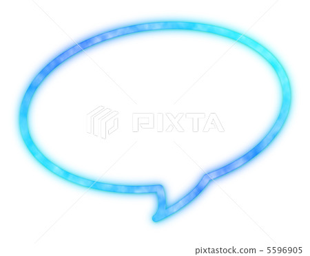 Blue Callout Frame - Stock Illustration [5596905] - PIXTA