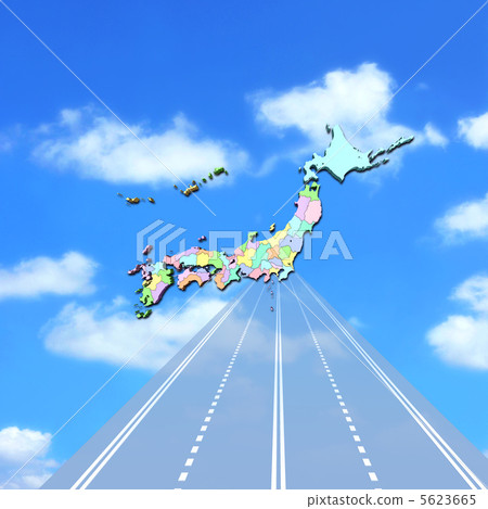 Color-coded map of Japan - Stock Illustration [5623665] - PIXTA