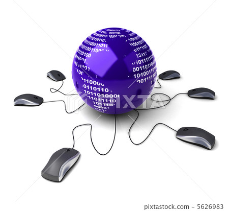 sphere, planet, mouse - Stock Illustration [5626983] - PIXTA