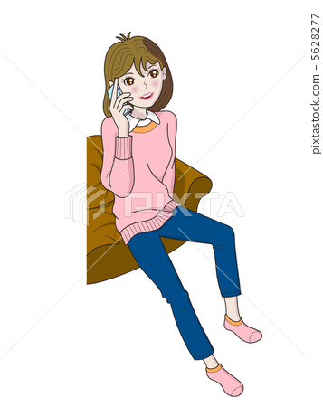 Women / relaxing - Stock Illustration [5628277] - PIXTA
