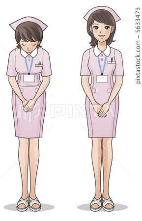 Nurse to say hello to you - Stock Illustration [5633473] - PIXTA