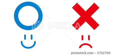 MARU-BATSU-6 - Stock Illustration [5702709] - PIXTA
