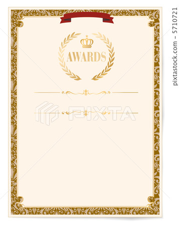 Certificate of commendation - Stock Illustration [5710721] - PIXTA