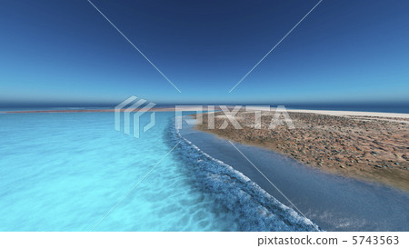 Nearly transparent blue - Stock Illustration [5743563] - PIXTA