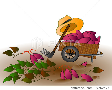 Potato dig land - Stock Illustration [5762574] - PIXTA