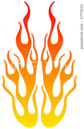 Fire pattern -18 - Stock Illustration [5773631] - PIXTA