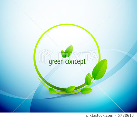 Green circle nature concept - Stock Illustration [5788613] - PIXTA