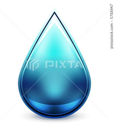 Hi-tech water drop icon-插圖素材 [5788947] - PIXTA圖庫