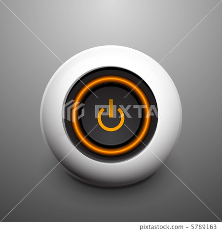 Vector sphere power button - Stock Illustration [5789163] - PIXTA