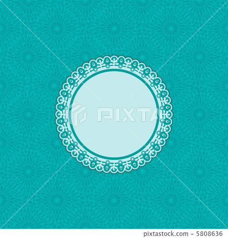Blue Greeting Card Template - Stock Illustration [5808636] - PIXTA