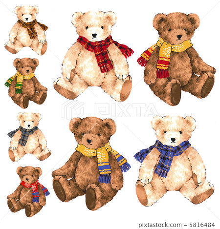 Bear muffler - - Stock Illustration [5816484] - PIXTA