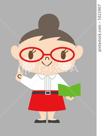 Intellectual teacher - Stock Illustration [5822907] - PIXTA